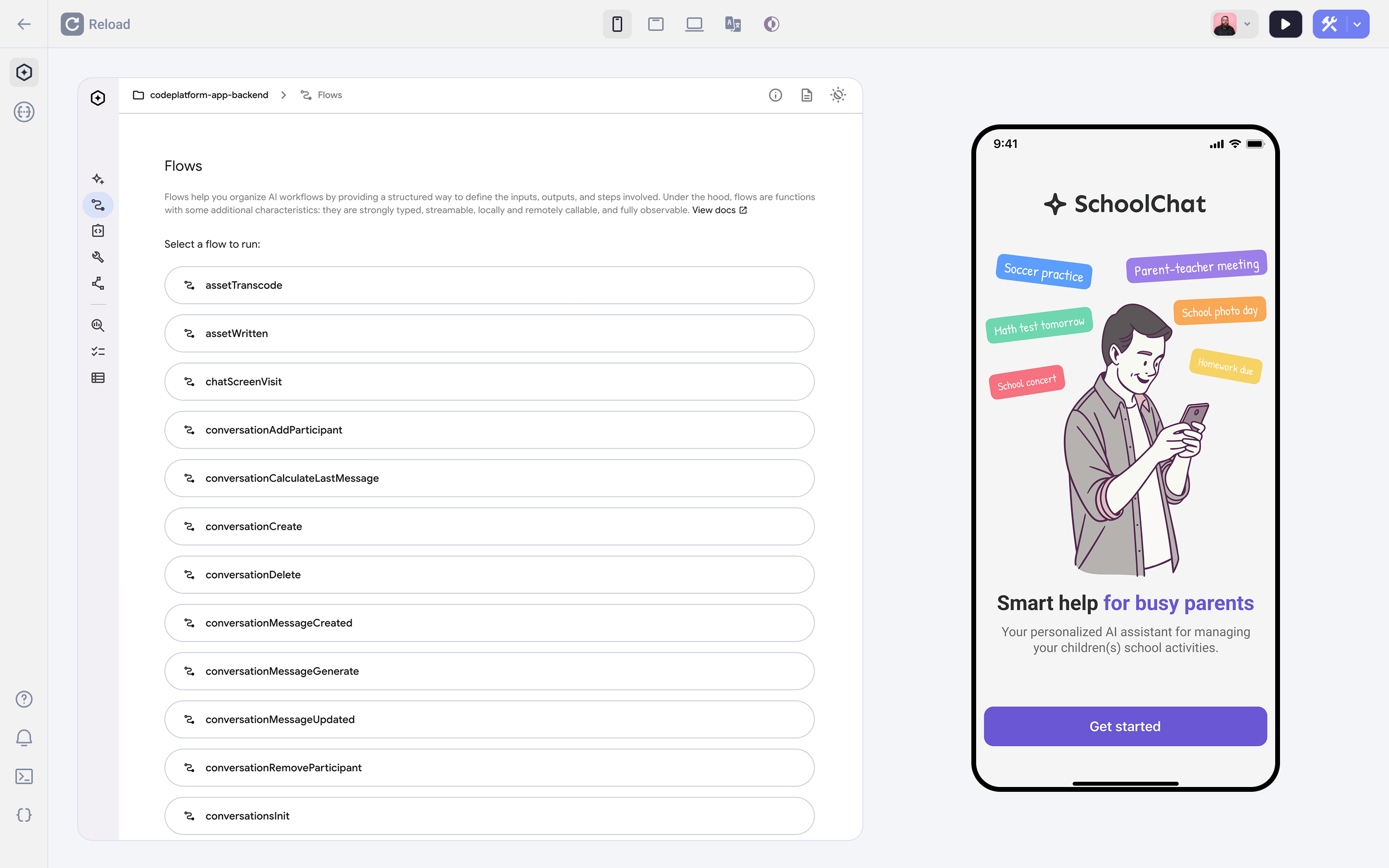 In-Browser Apps preview | CodePlatform